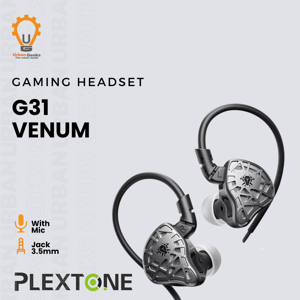 Jual Plextone G31 Earphone Gaming Mic In Earphone Heavy Bass Anti Noise ...