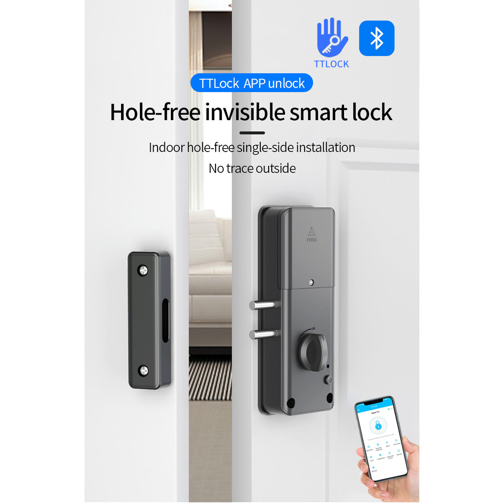 Jual TTLOCK Compatible Wireless Keypad and Smart Electric Motor Lock ...