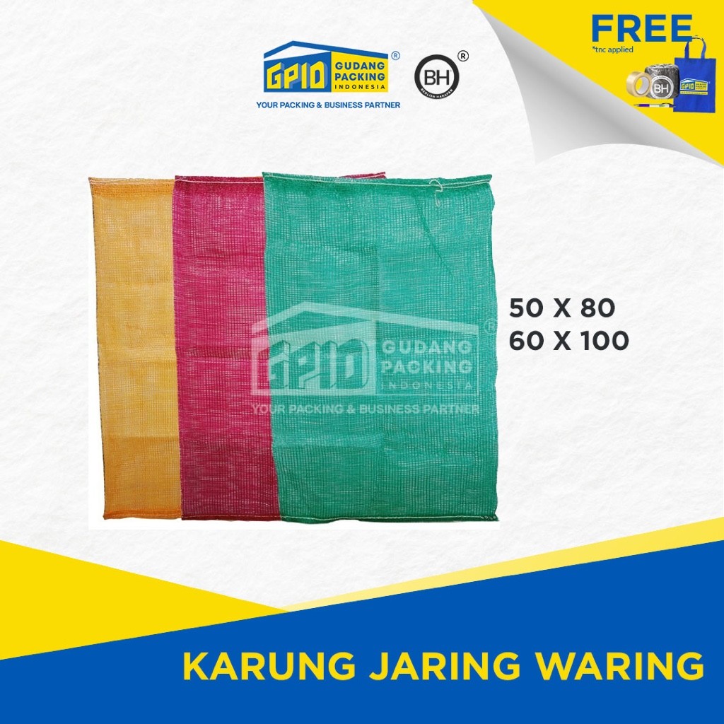 Jual Karung Jaring Waring Sayur Buah Bawang Kentang Cabe Cabai Berbagai ...