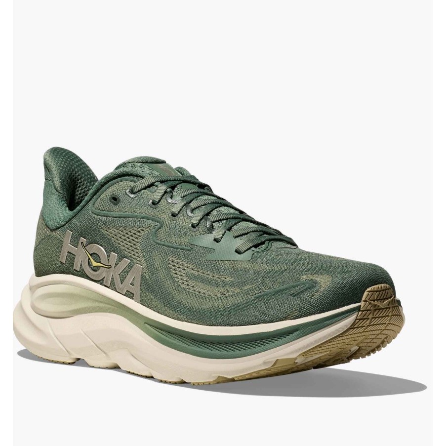 Jual Hoka Clifton 10 Wide Men's Running - Fern/Truffle Salt | Shopee ...