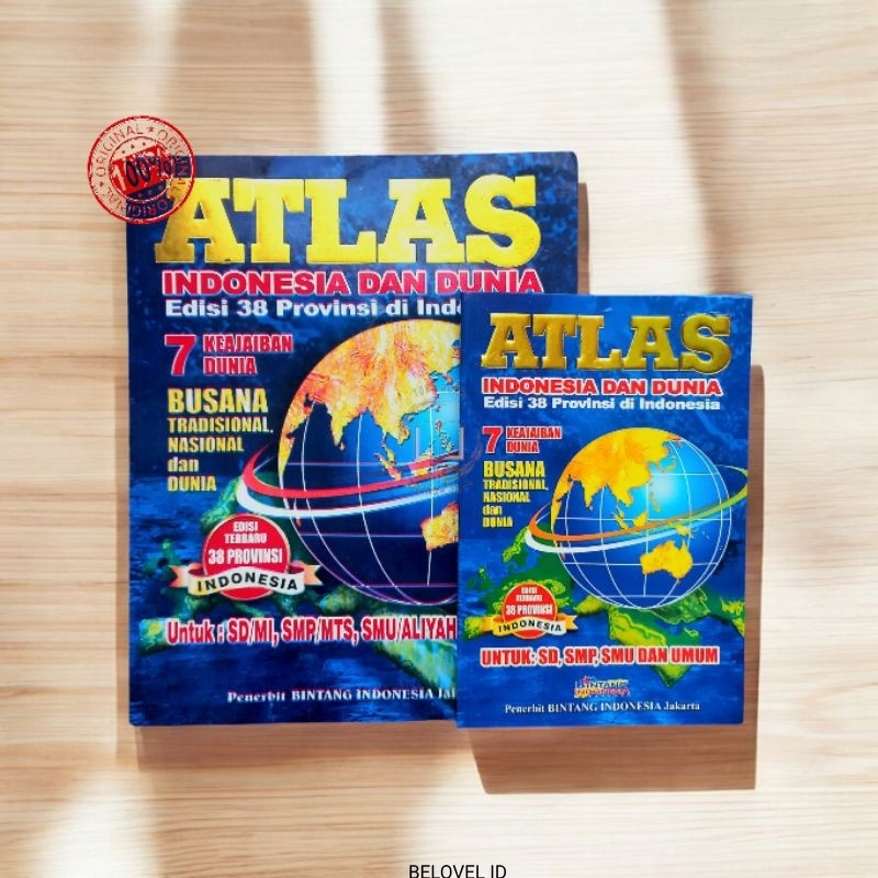 Jual Buku ATLAS Indonesia dan Dunia Edisi 38 Provinsi di Indonesia ...