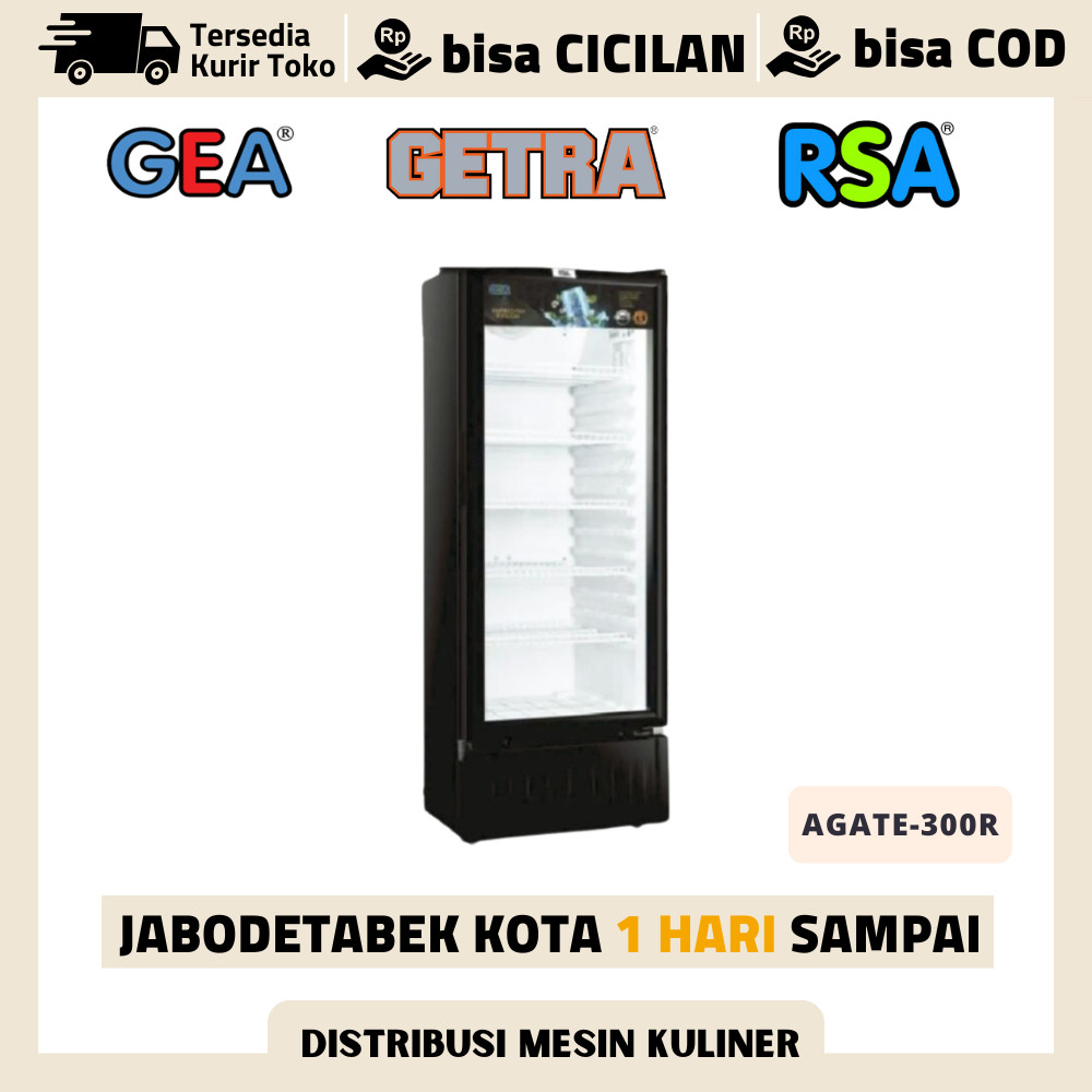 Jual SHOWCASE RSA AGATE-300 R DISPLAY COOLER LEMARI PENDINGIN MINUMAN 5 ...
