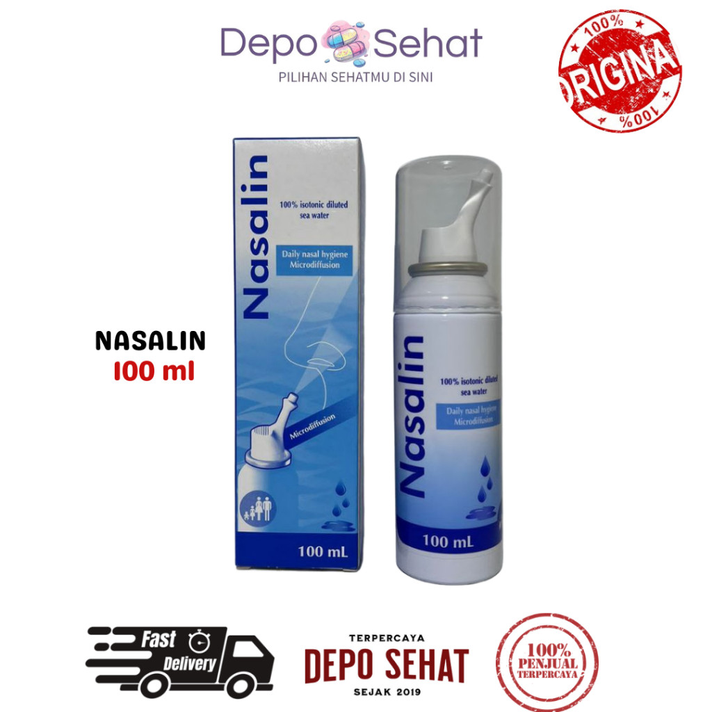 Jual NASALIN NASAL SPRAY 100 ML / Nasal Spray | Shopee Indonesia