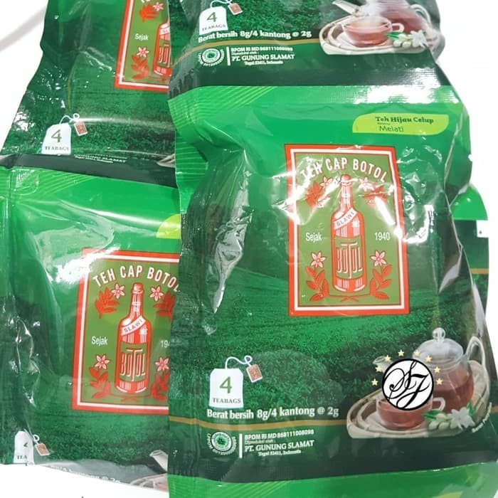 Jual Teh Celup Sachet CAP BOTOL Melati 1 Pak isi 20 | Shopee Indonesia