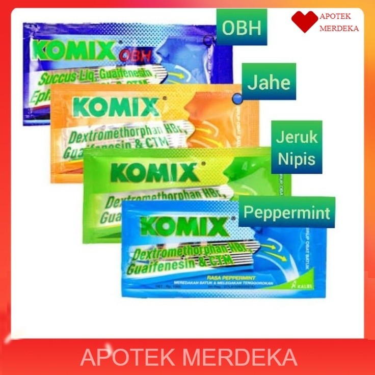 Jual KOMIX SACHET / Komix sirup obat batuk / Komix Jahe /JerukNipis ... Jual KOMIX SACHET / Komix sirup obat batuk / Komix Jahe /JerukNipis ...