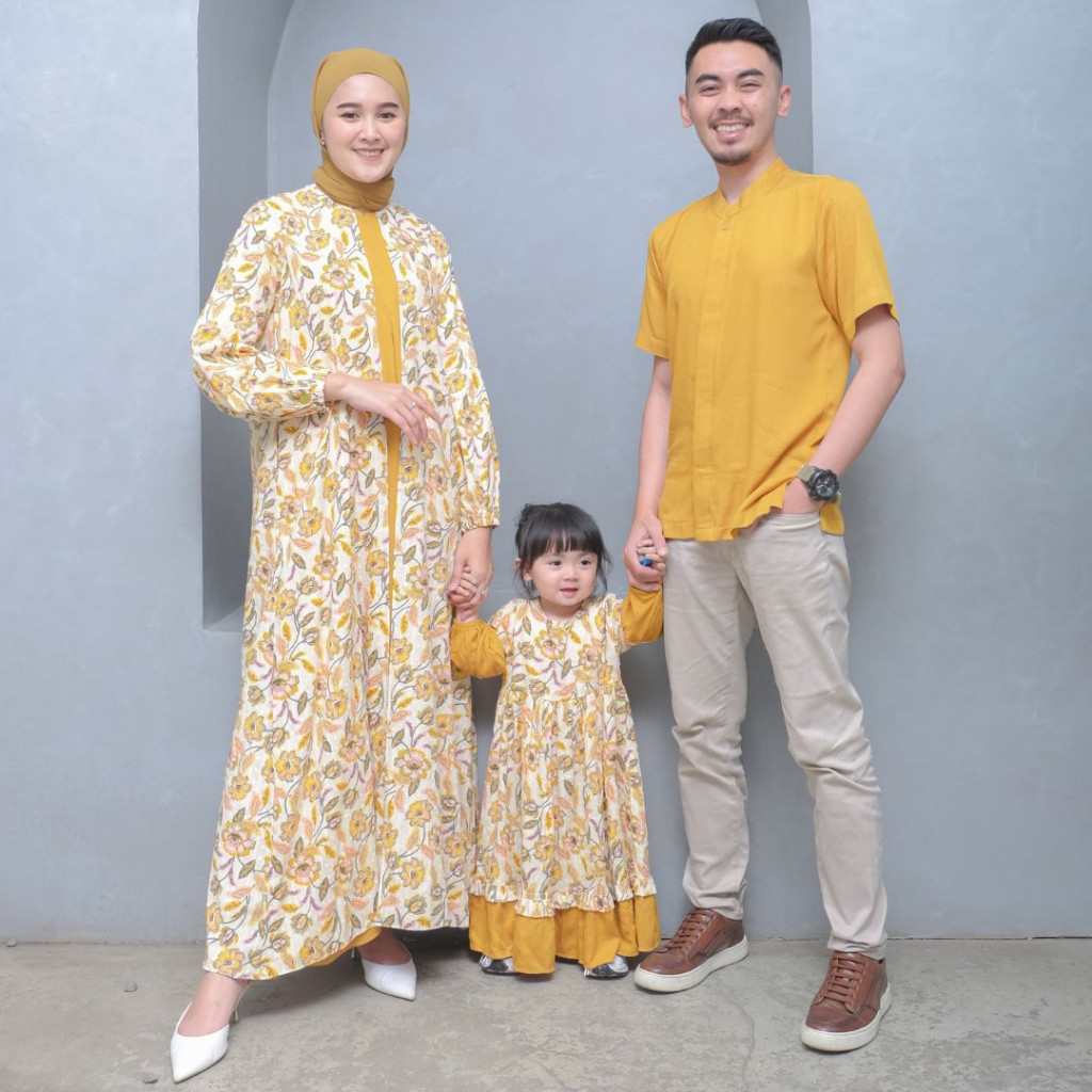 Jual Ghazu Nadine Family Set Sarimbit Lebaran Baju Couple Keluarga ...