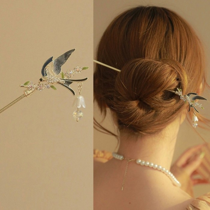 Jual Tusuk Konde Swallow Bird Chinese Style Hanfu Cheongsam Sangjit ...