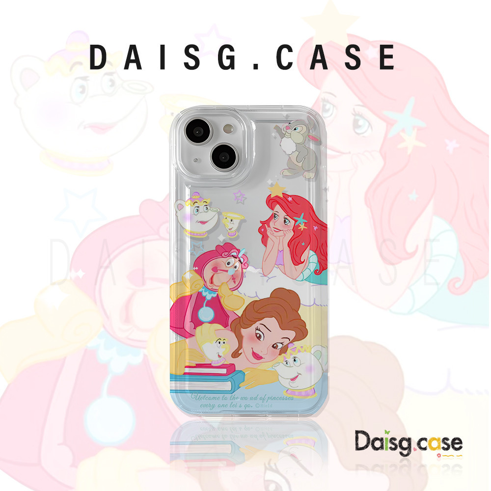 Jual DAISG.CASE Casing HD pelindung Mermaid Princess transparan Silikon ...