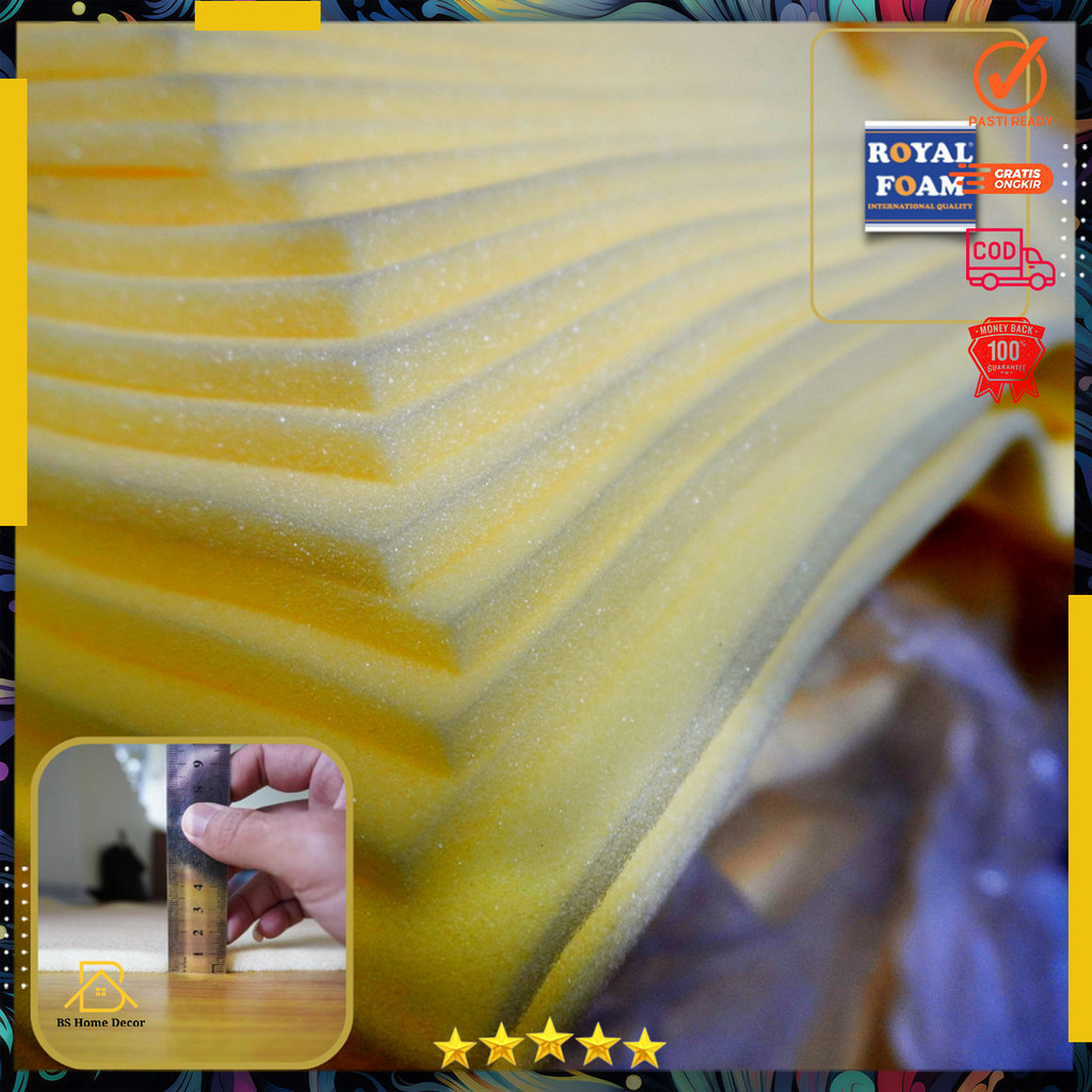 Jual Busa kuning Royal Foam empuk ukuran 150 cm x 100 cm x 1 CM ...