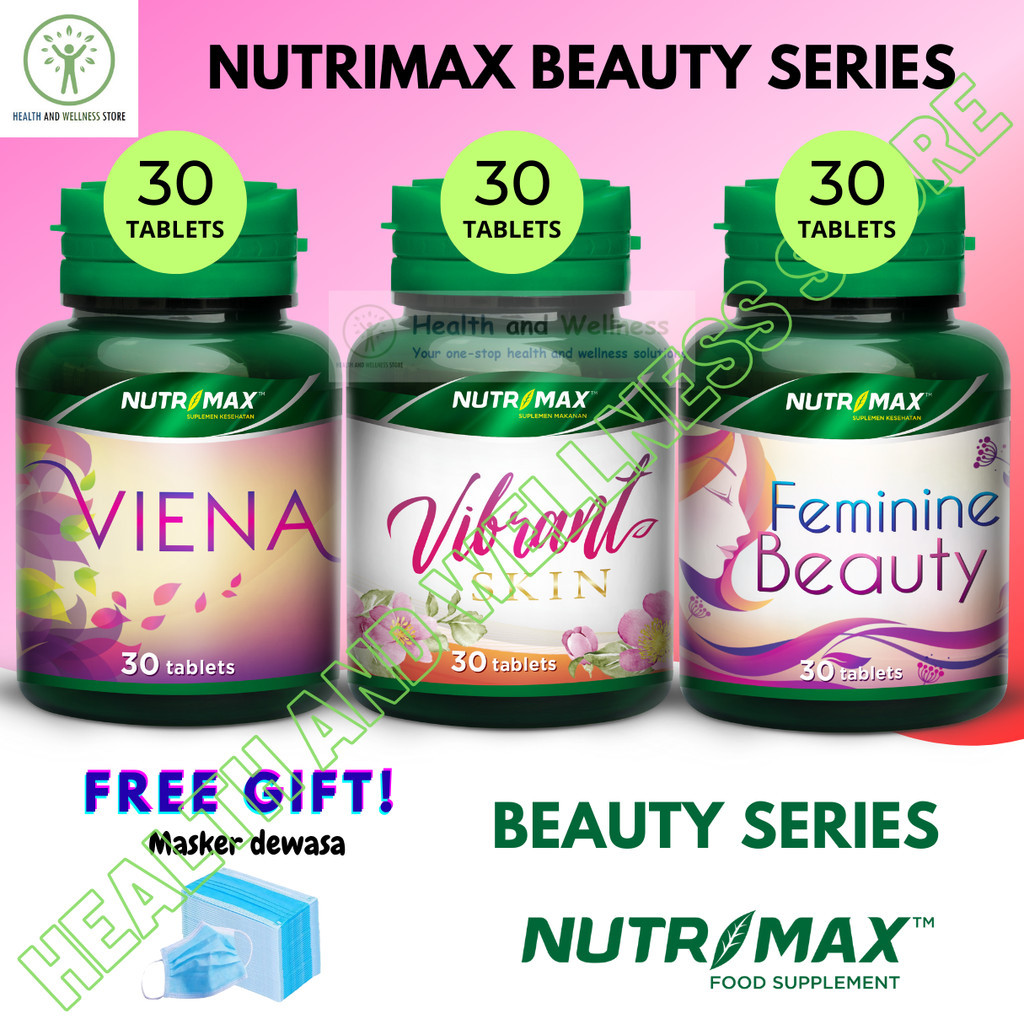 Jual Nutrimax Beauty Series Viena Vibrant Skin Feminine Beauty Tablets ...