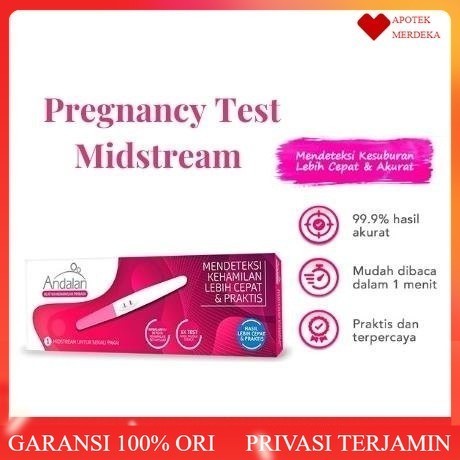 Jual Andalan pregnancy test midstream / Test pack Andalan Pregnancy ...