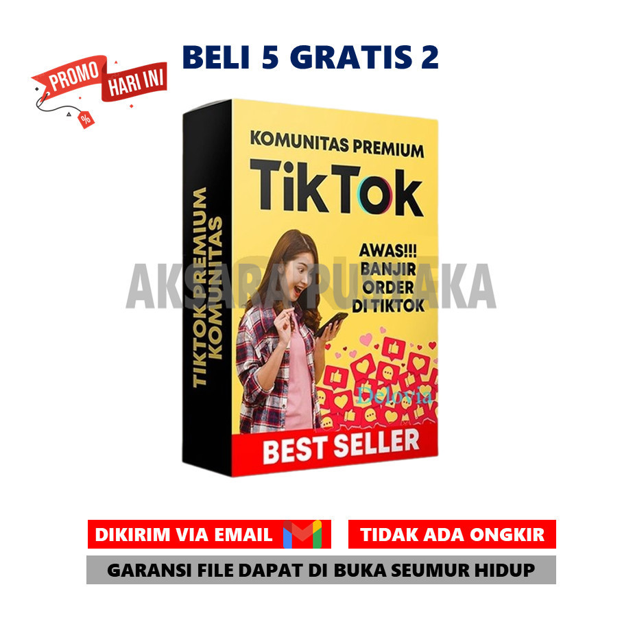Jual ECOURSE – KELAS TIKTOK PREMIUM KOMUNITAS - Banjir Orderan di Tik ...