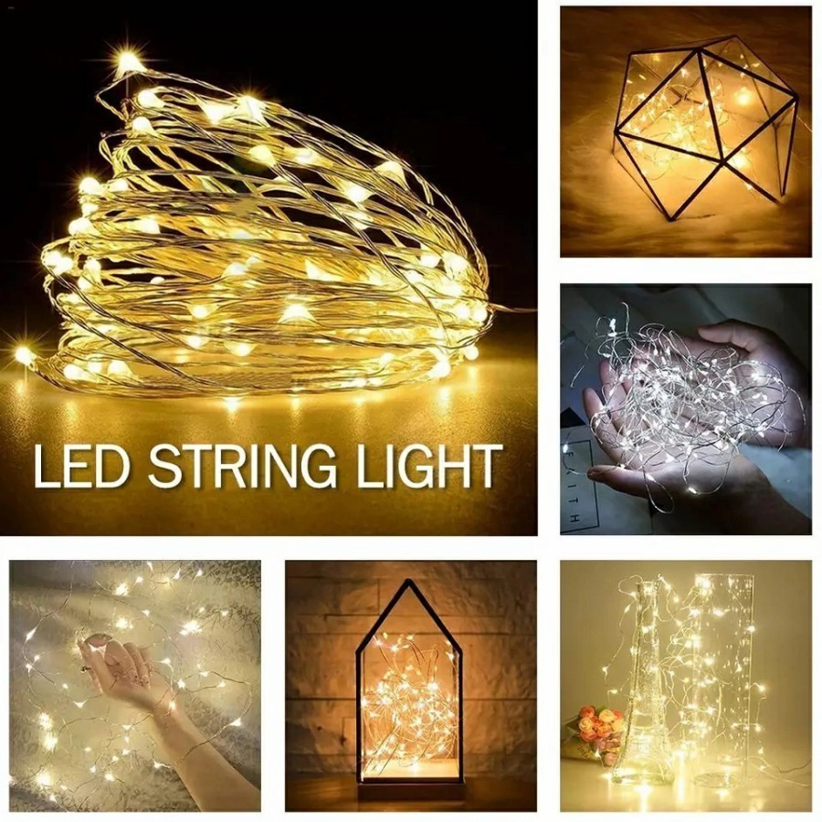 Jual lampu led string hias dekorasi kamar taman garden outdoor pesta ...