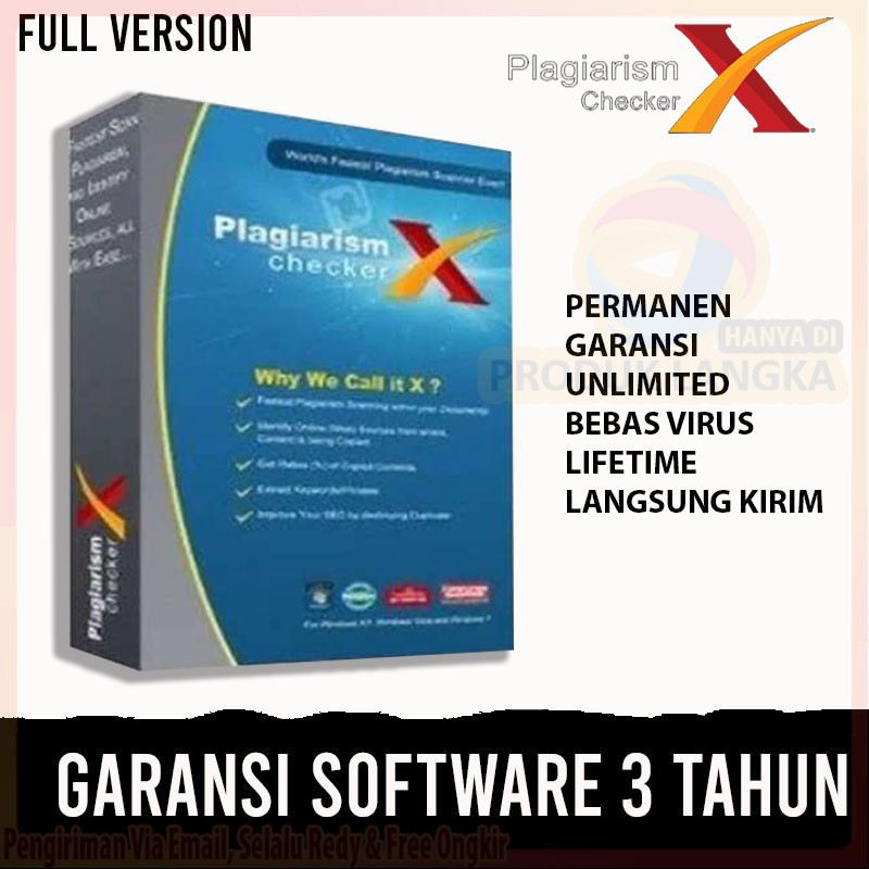 Jual Premium Plagiarism Checker X Full Version Aplikasi Cek Plagiat Gampang instalnya Termurah ...