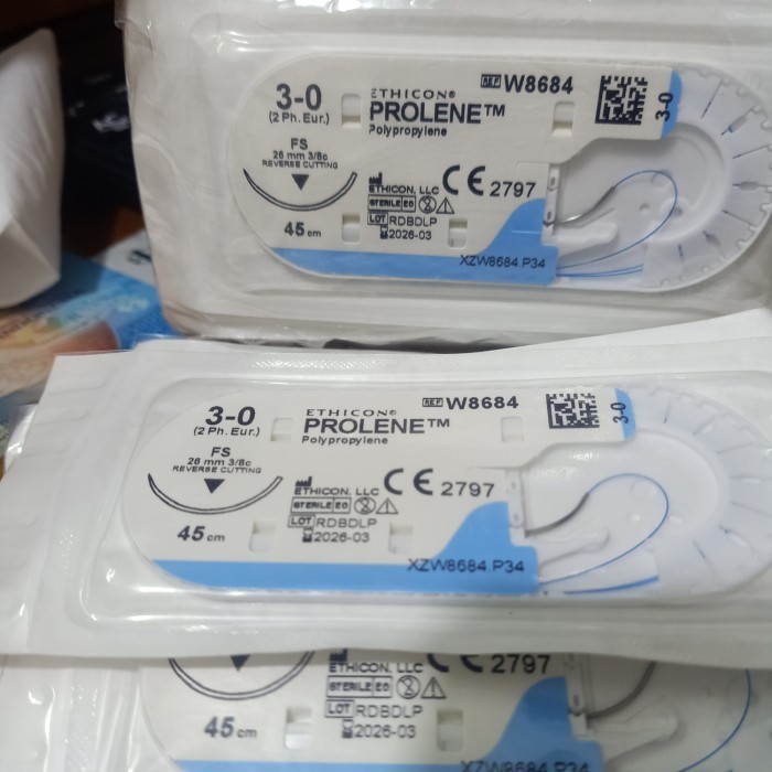 Jual prolene 3.0 reverse cutting W8684 | Shopee Indonesia
