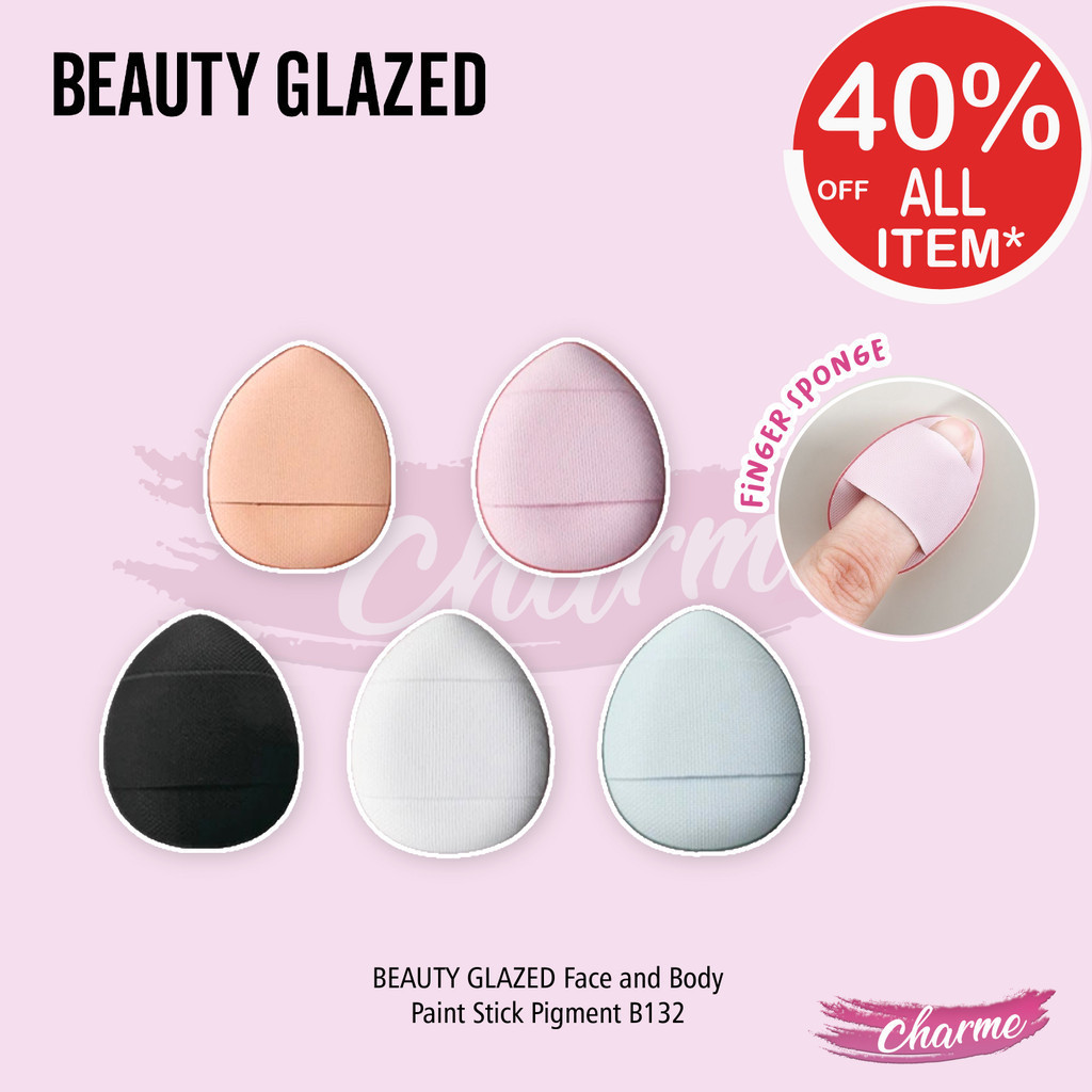 Jual (READY & ORI) Finger Sponge Spons Concealer Foundation Mini ...