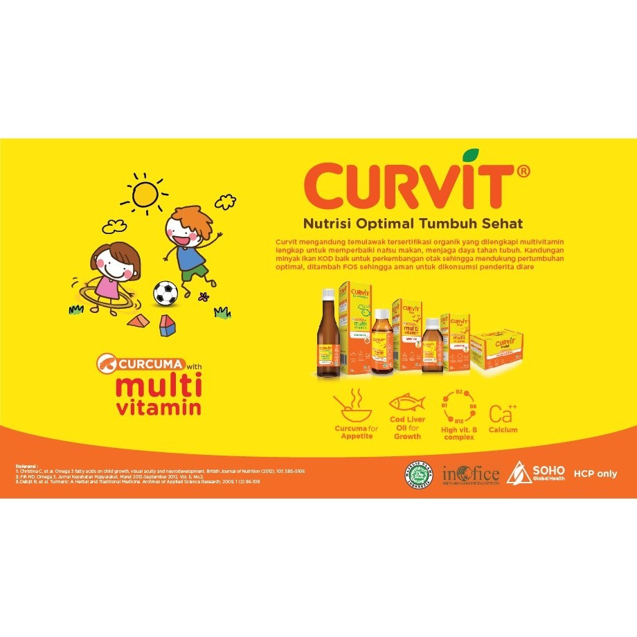Jual CURVIT SYRUP / KAPLET BOX, suplemen kesehatan | Shopee Indonesia