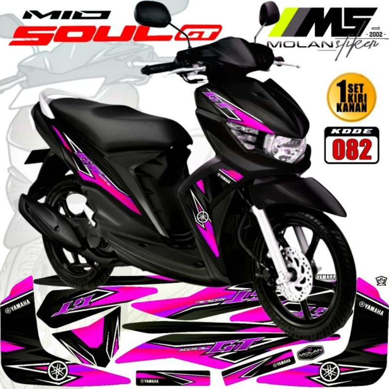 Jual Decal Sticker Striping Variasi Mio Soul Gt 115 2012-2013-2014 ...