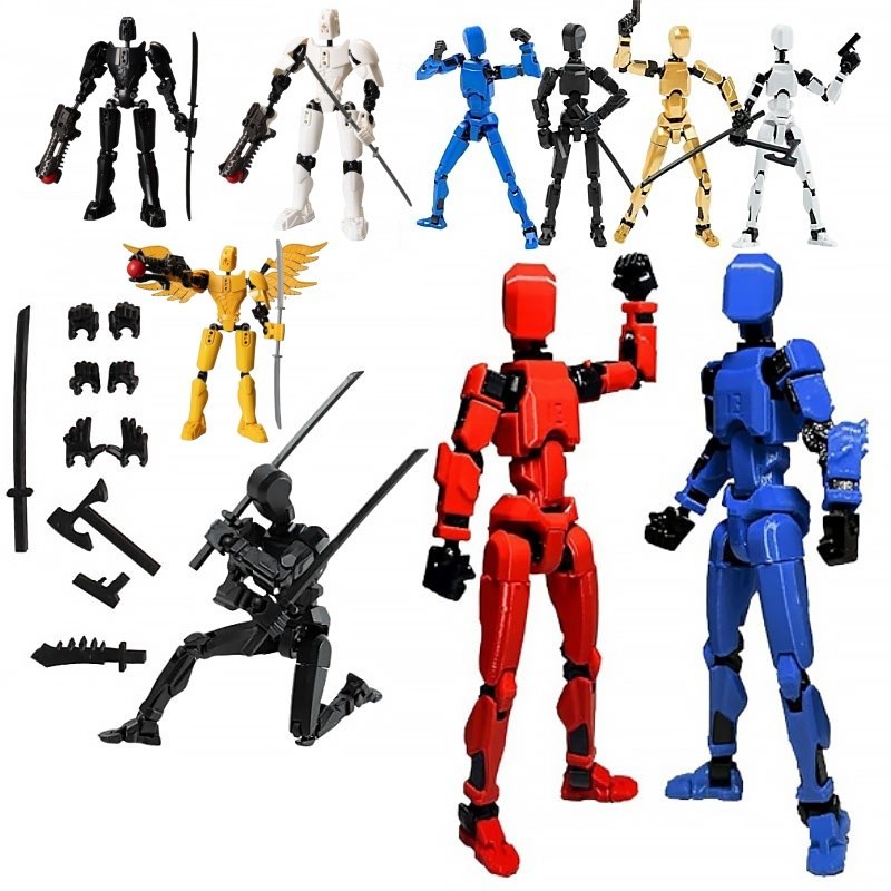Jual Dummy 13 Action Figure action/ Mechanical Style Movable Joints Toy ...