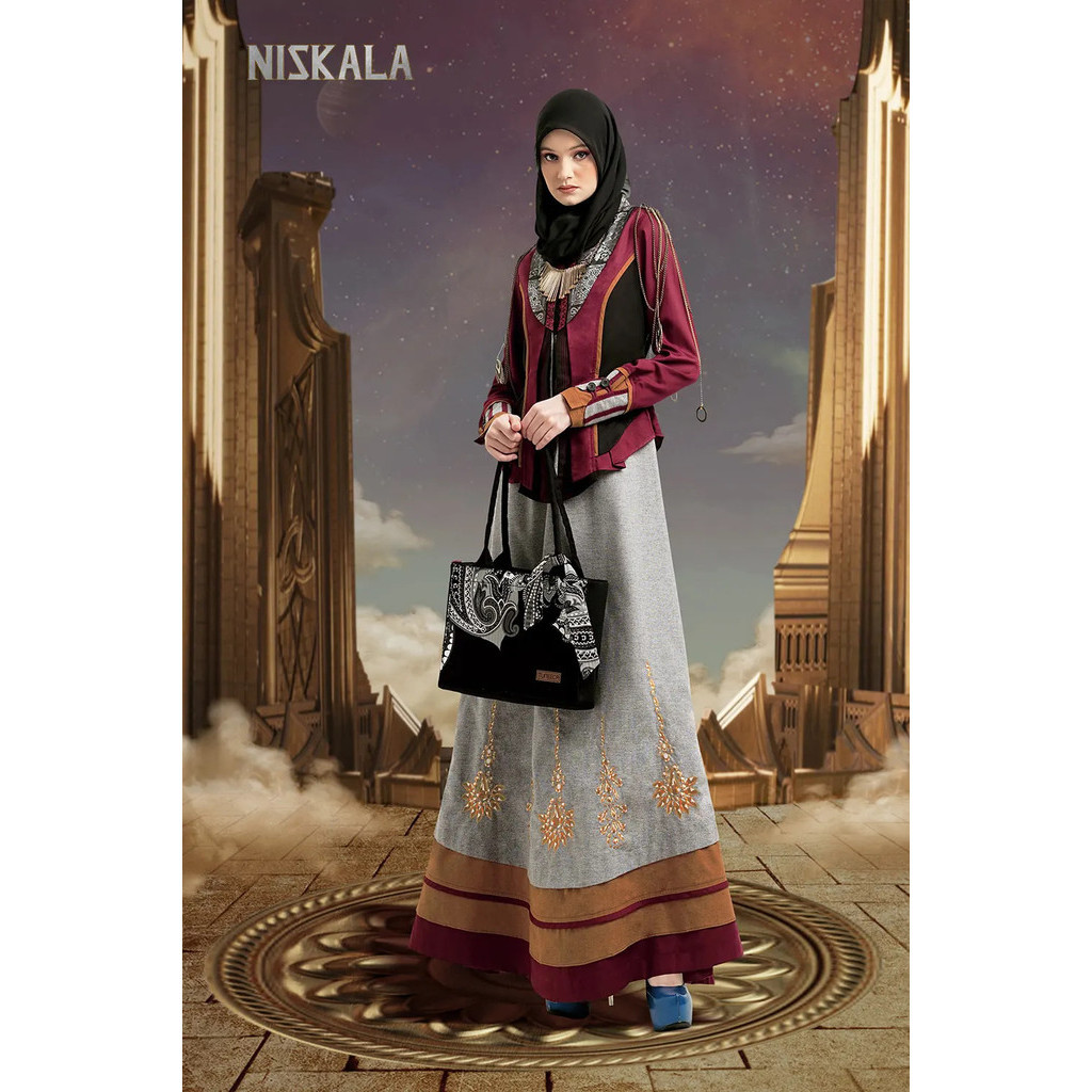 Jual TUNEECA GAMIS Tasanee / dress muslimah kekinian mewah | Shopee Indonesia