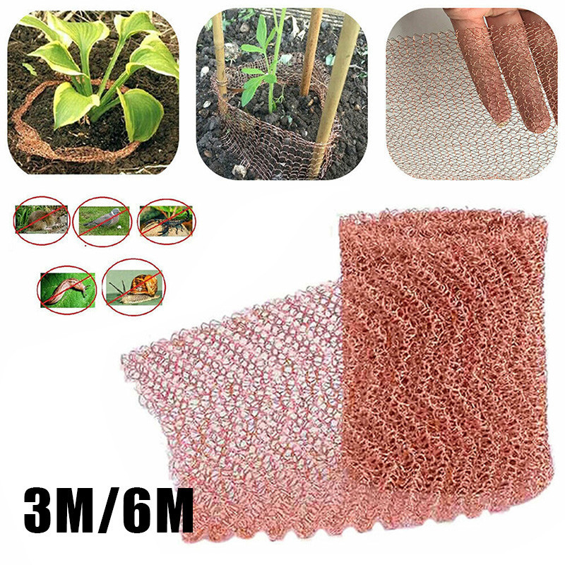 Jual 3/6M Copper Mesh Knitted Woven Filter Soffit Mesh Rat Rodent Slug ...