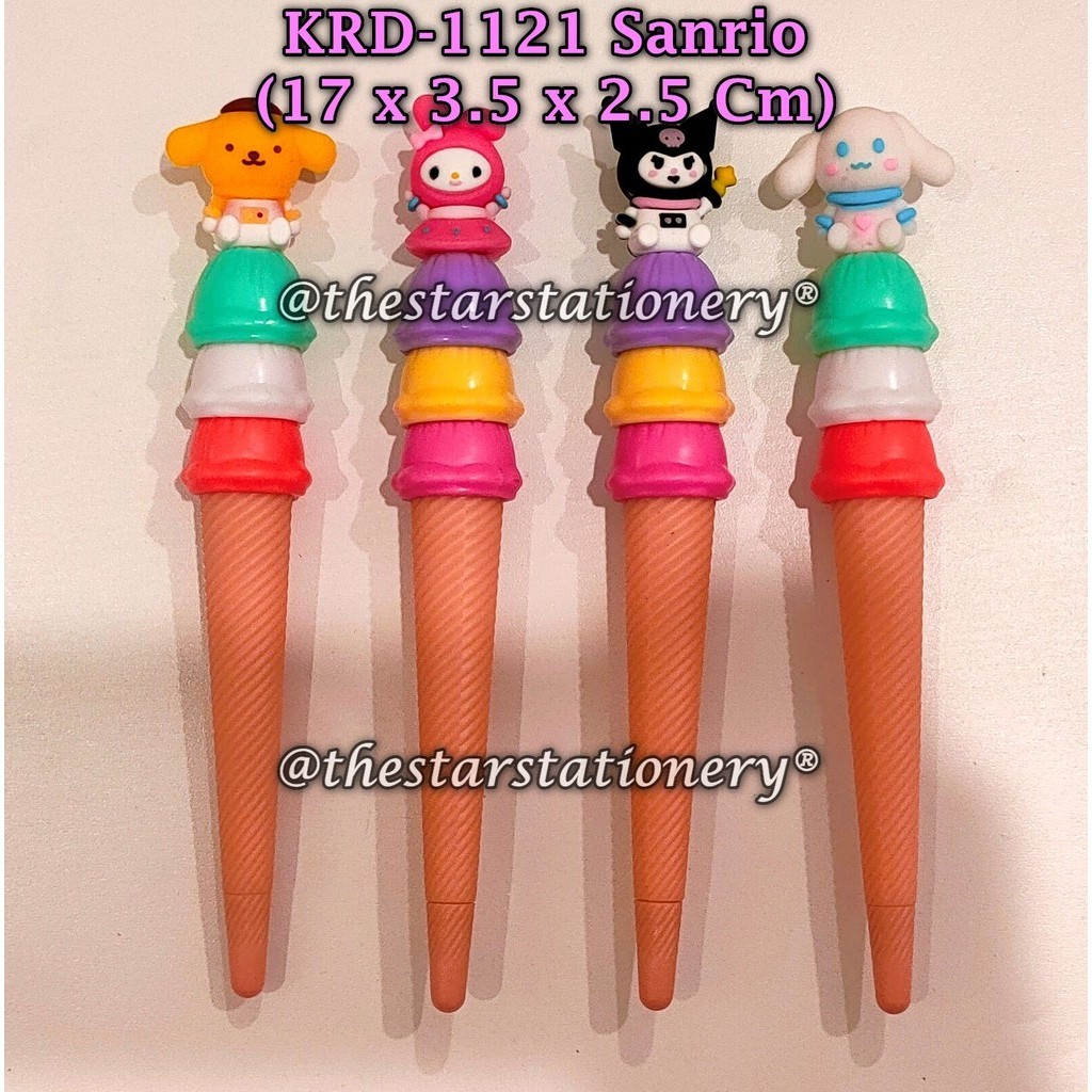 Jual (1 Biji) Bolpen Sanrio KRD-1121 Ice Cream 0.5mm / Gelpen Ice Cream ...