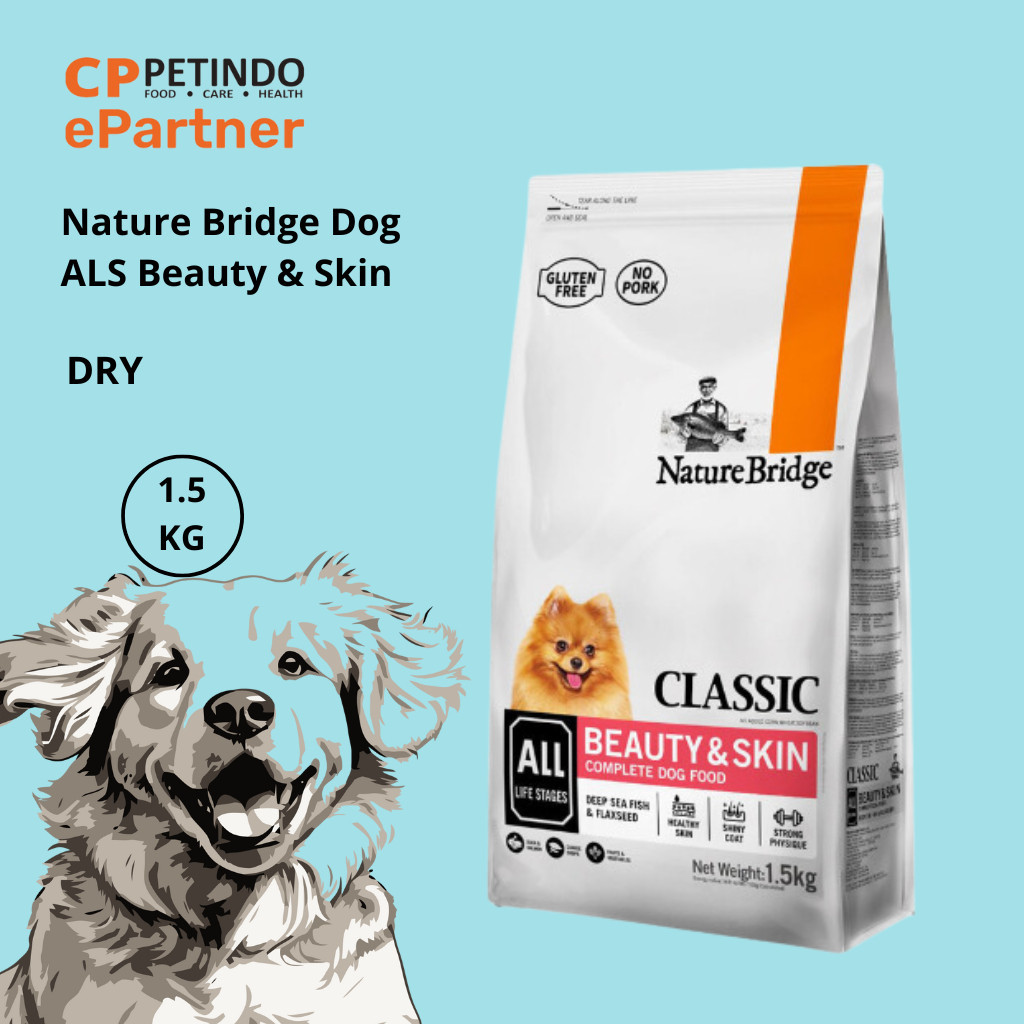 Jual Nature Bridge Dog Beauty & Skin ALS 1.5kg | Shopee Indonesia