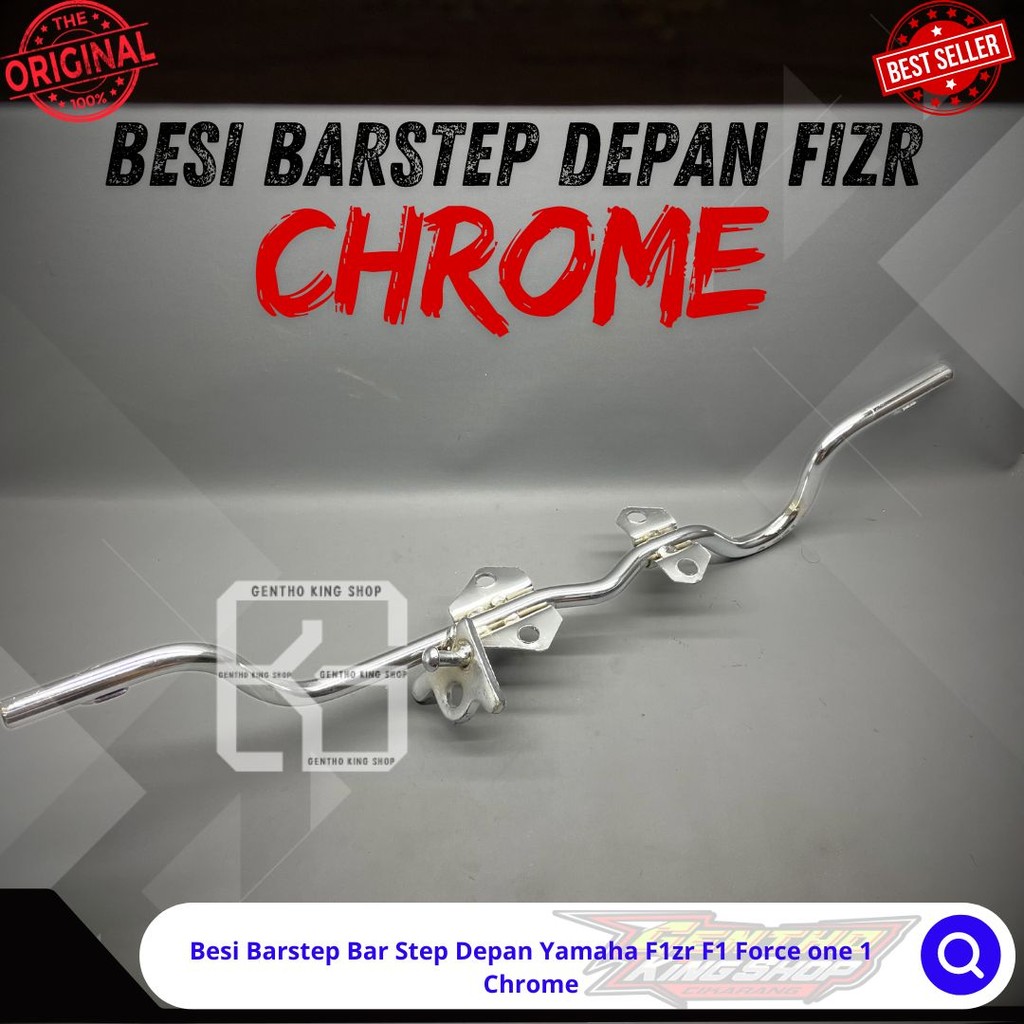 Jual Besi Barstep Bar Step Depan Yamaha F1zr F1 Force one 1 Chrome ...