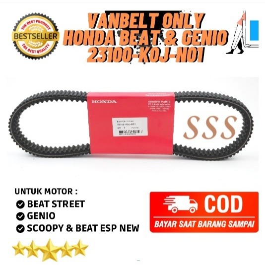 Jual VANBEL PAMBEL ONLY V BELT HONDA BEAT Deluxe GENIO SCOOPY NEW 2020 Beat Street 2020 KOJ ...