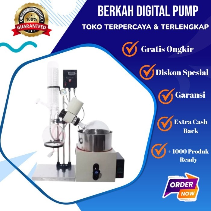 Jual Vacuum rotovap 5L Rotary evaporator manual lift lab distilation equip | Shopee Indonesia