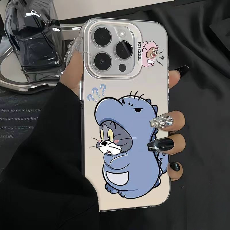 Jual Premium matte case om and Jerry Cute Lucu Compatible for Iphone 16 ...