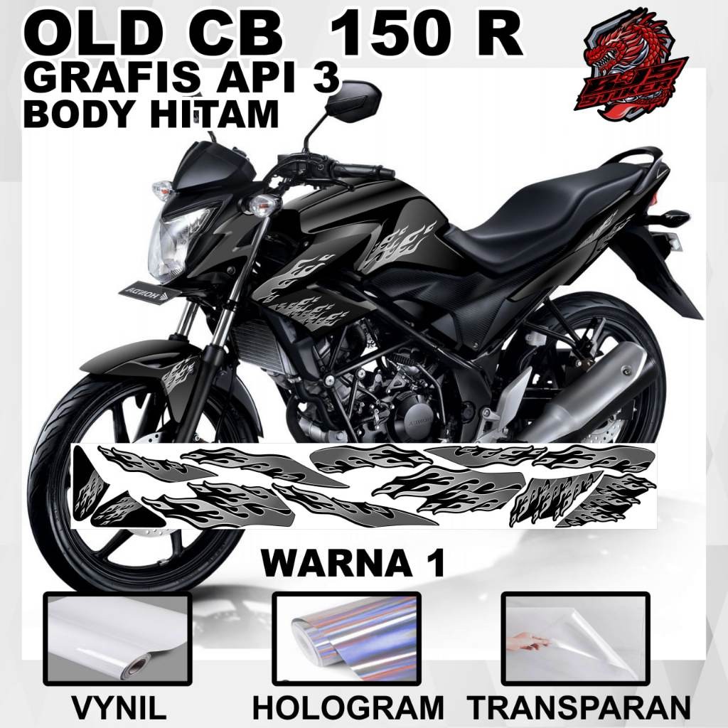 Jual stiker striping list variasi Old CB 150 r v3 CB150r lama v3 api3 ...