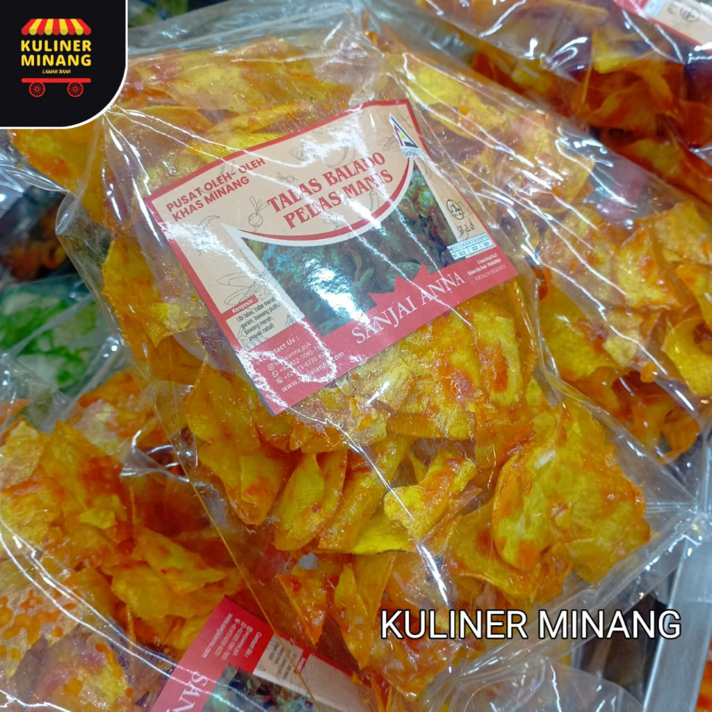 Jual Kuliner Minang Keripik Talas Balado X Pedas Manis Anna 3 Saudara ...