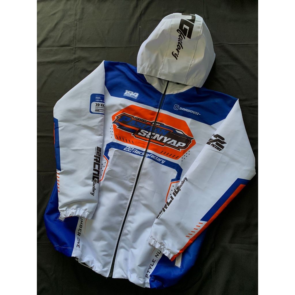 Jual JAKET RACING TASLAN WATERPROOF CUSTOM SESUAI PERMINTAAN | Shopee ...