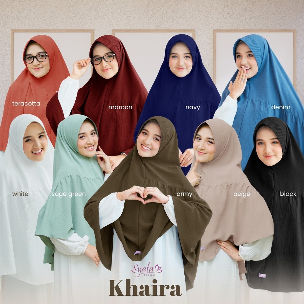 Jual Kayssyari - Jilbab Simple Wanita Dewasa Khaira Series by Syafa ...