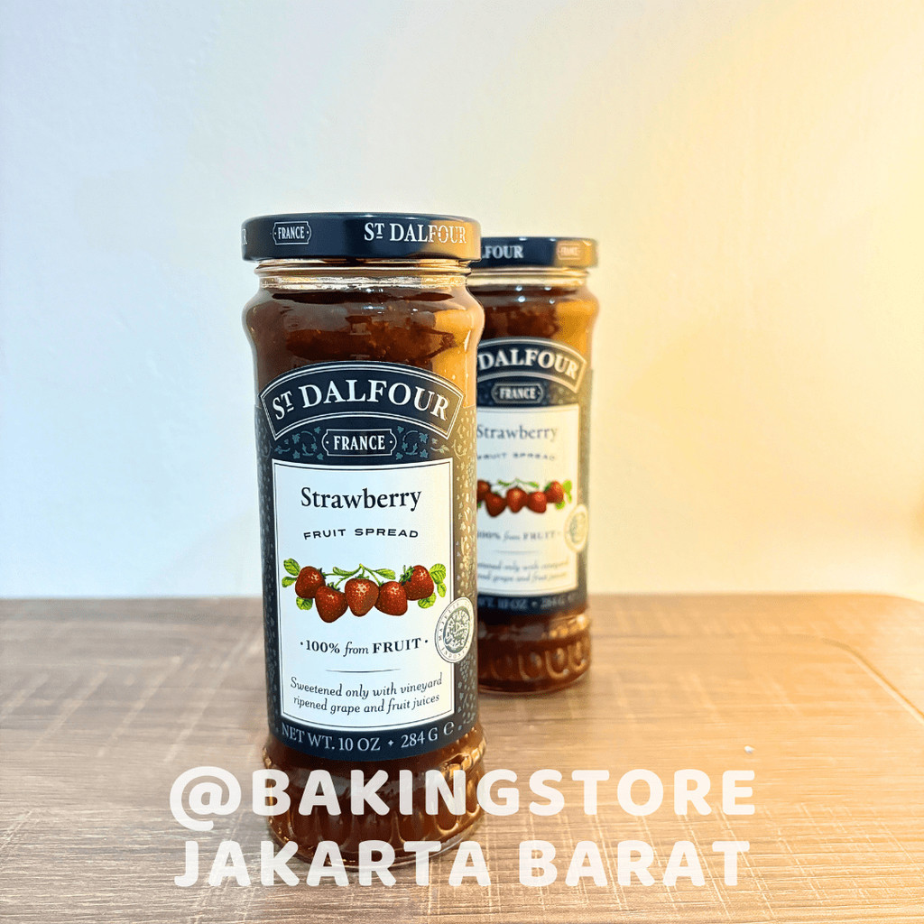 Jual Selai St. Dalfour Strawberry Jam Fruit Spread 10 Oz | 284 Gr ...