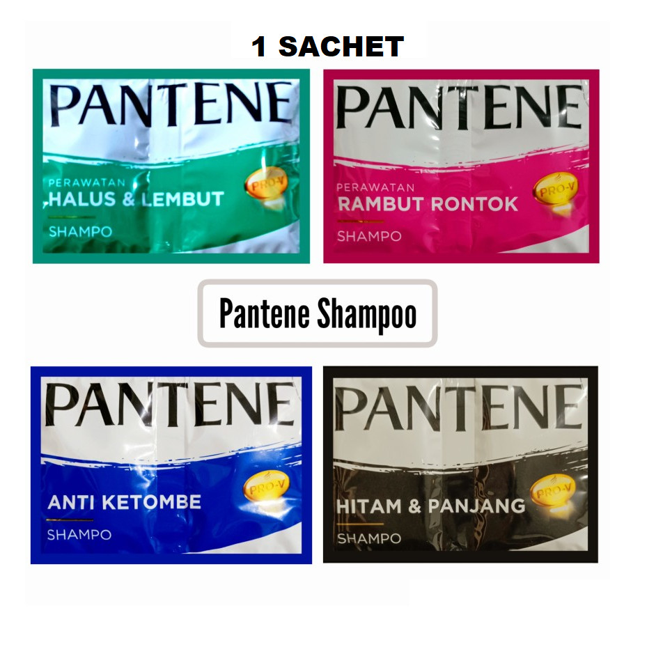 Jual [Tokome23] COD Pantene Shampo Pentin Shampoo semua varian 4,5ml 1 ...