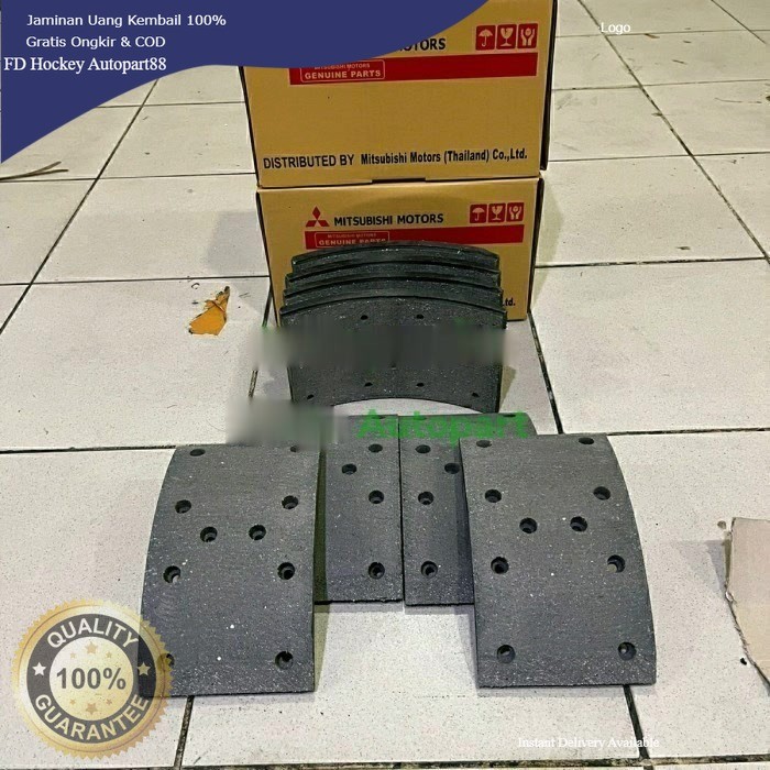 Jual Brake Lining Kampas Rem Depan Fuso Ps190 Ps220 Engkel FM517 ...