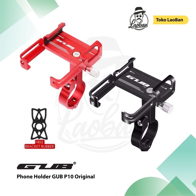 Jual Phone Holder HP GUB P10 Original - Holder Handphone Motor dan ...