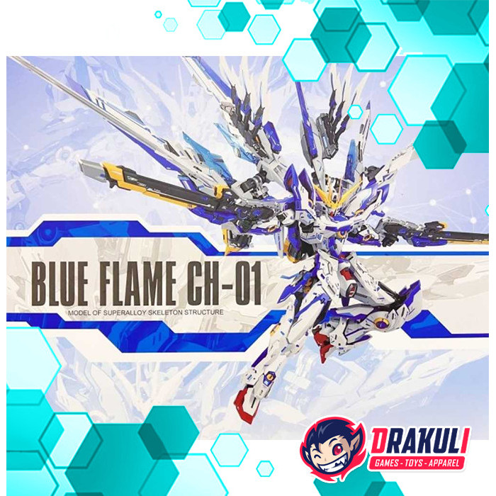 Jual ZZA Model Kit Blue Flame CH-01 Model of Supernova Skeleton ...