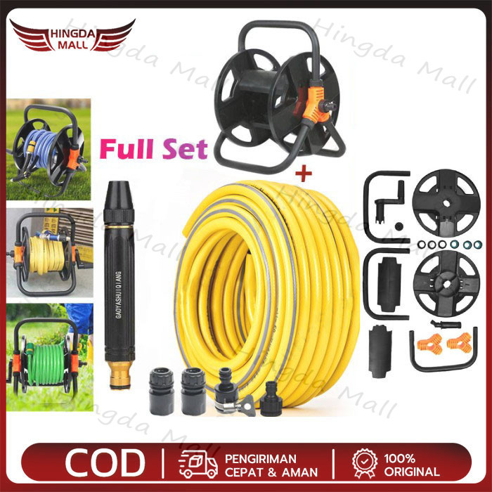 Jual 50m Gulungan Roll Selang air Portable - Taman Tanaman Berkebun ...