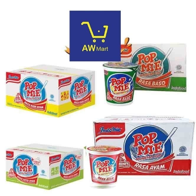 Jual 1 DUS POP MIE CUP BESAR ISI 24 PCS | Shopee Indonesia