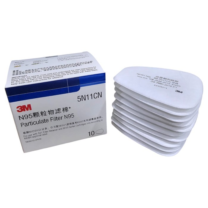 Jual 10pcs Filter Masker 3M 6200 7502 5N11 CN | Shopee Indonesia
