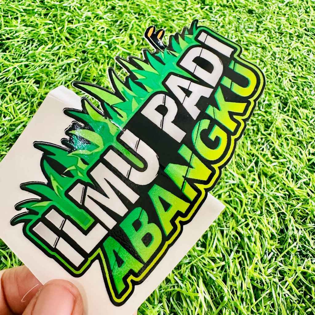 Jual Stiker Ilmu Padi Abangku – Ukuran 10 x 5.5 cm, Bahan Glossy dan ...