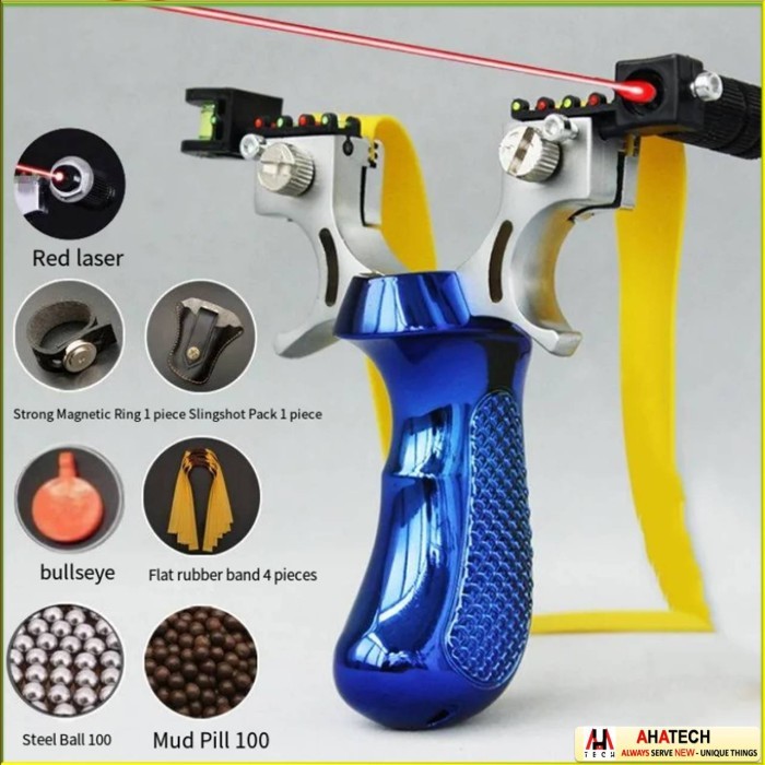 Jual Ketapel Big Power Telescopic Hunting Slingshot with Laser Sight ...