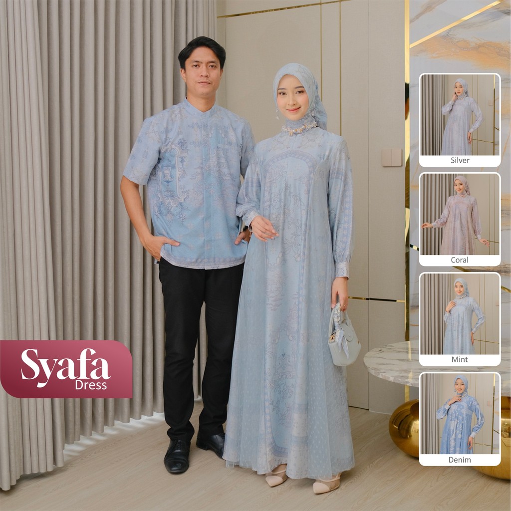 Jual Syafa Gamis Couple Premium Exclusive Series (GAMIS SAJA) | Shopee ...