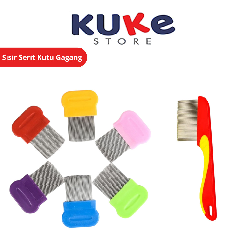 Jual Sisir Serit Kutu Gagang Panjang Dan Pendek Rapat Ajaib Pembasmi ...