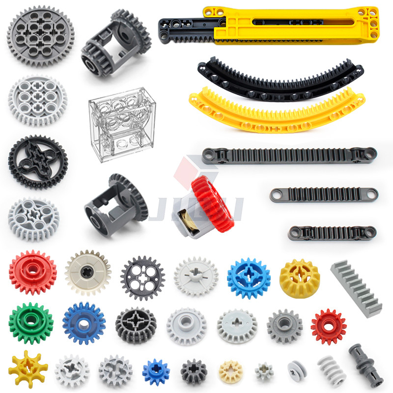 Jual MOC Bricks Technical Gear Series Worm Rack Box Differential ...