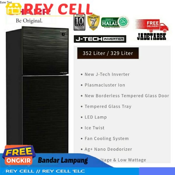 Jual Kulkas 2 pintu Shine J-Tech Inverter SHARP SJ-456GI-MK Plasmacluster GARASNI RESMI | Shopee ...
