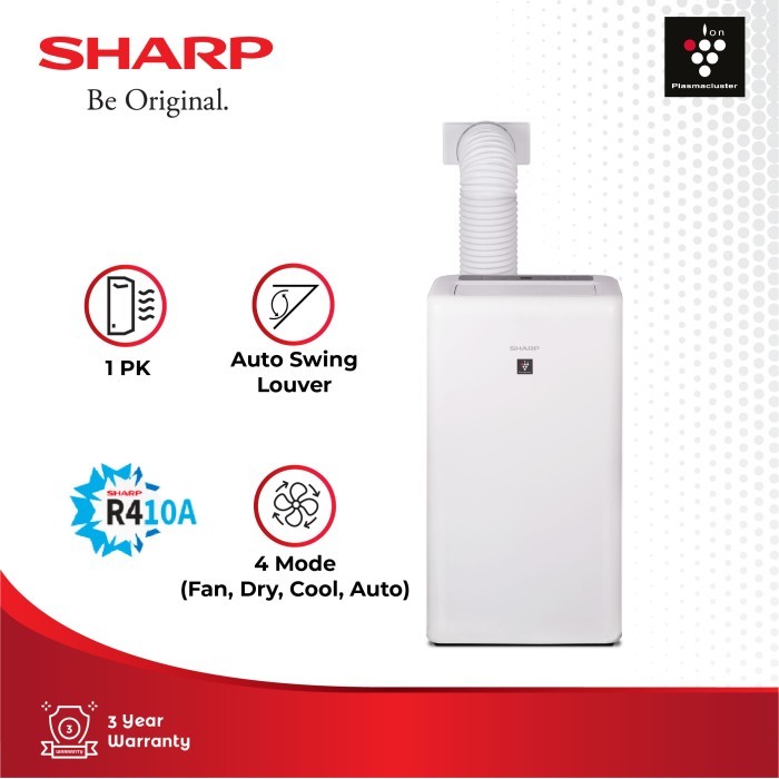 Jual AC Portable Sharp CV P10ZCY / CVP10ZCY 1 PK 860 Watt | Shopee Indonesia